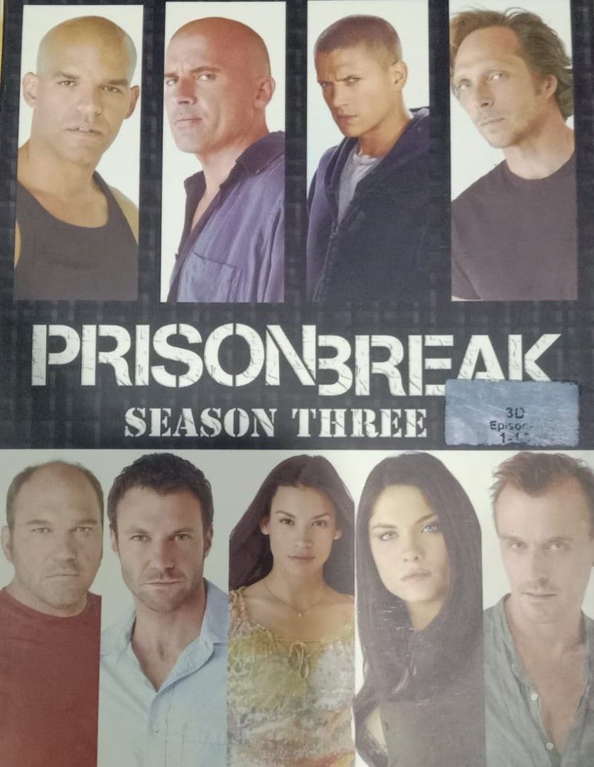 Dvd Prison Break Complete Season 3, Hobbies & Toys, Music & Media, CDs & DVDs on Carousell