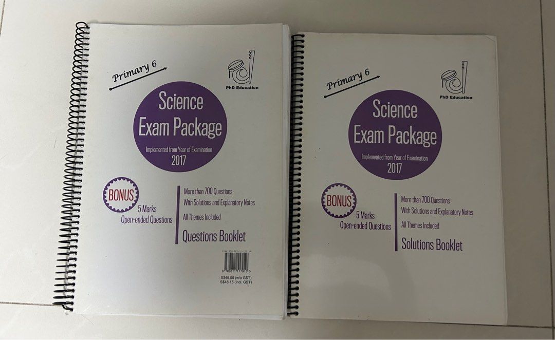 PSLE Science Exam Package, Hobbies & Toys, Books & Magazines ...