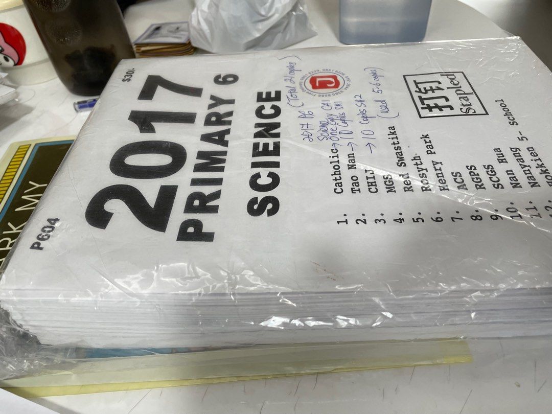 PSLE Science Past year paper 2017, Hobbies & Toys, Books & Magazines ...