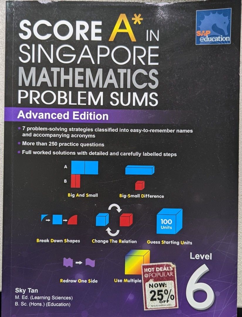 PSLE Singapore math problem sum, Hobbies & Toys, Books & Magazines ...