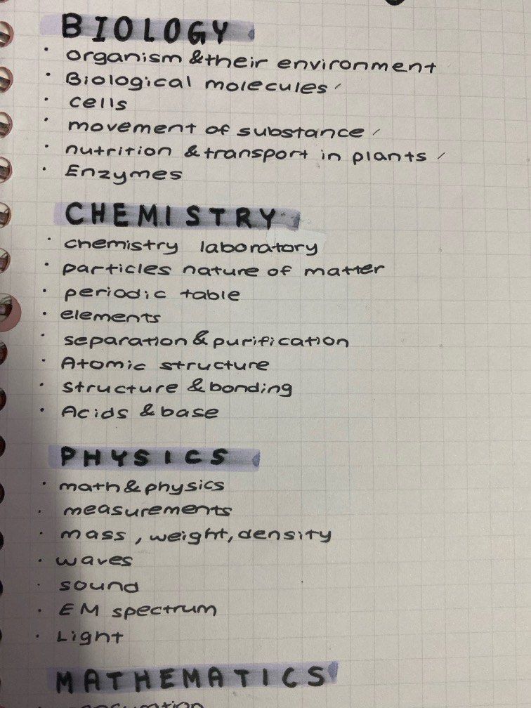 Pure science handwritten notes, Hobbies & Toys, Books & Magazines ...