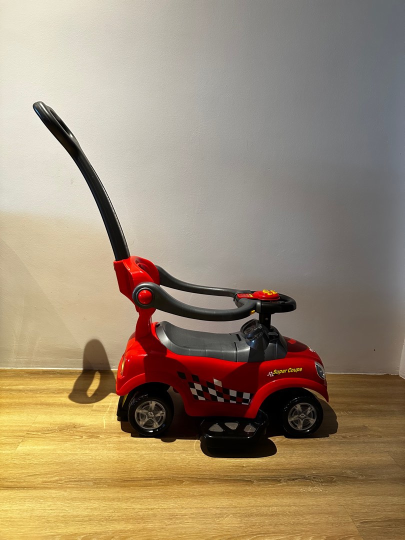 Quick Coupe Kids Red Car Stroller with music, Babies & Kids, Infant ...