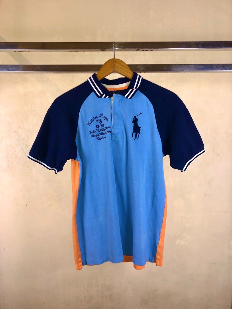 Ralph Lauren Tri Color Polo Shirt, Men's Fashion, Tops & Sets, Tshirts ...