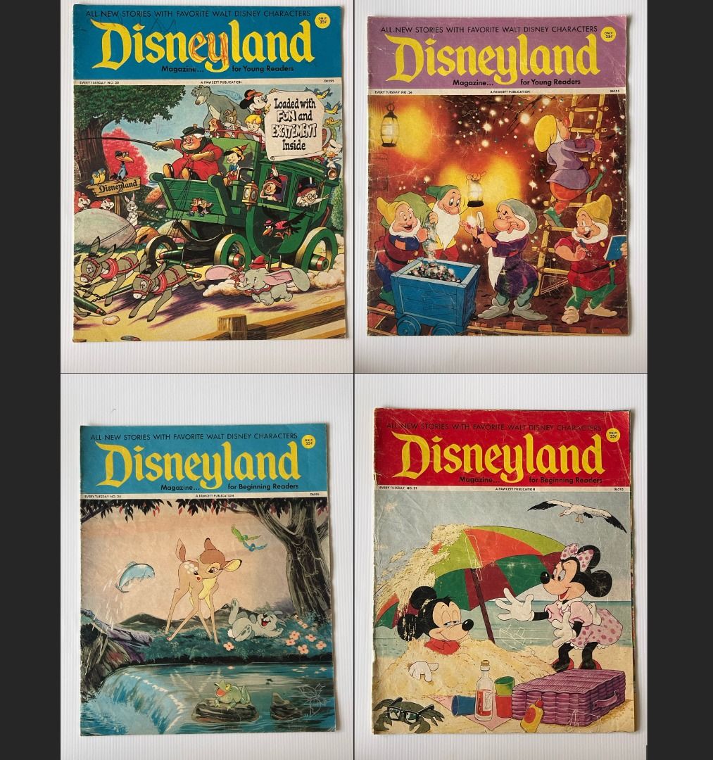 Rare Disneyland Magazines 1972-73, Hobbies & Toys, Books & Magazines ...