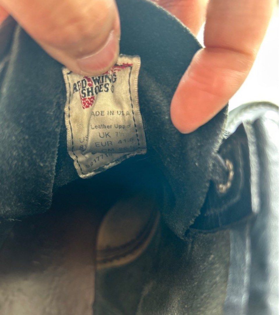 Red Wing 8130 black moc toe, Men's Fashion, Footwear, Boots on Carousell