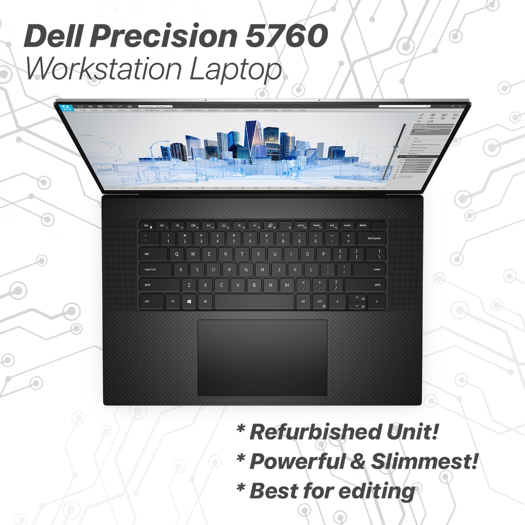 (Refurbished) Dell Precision 5760 Workstation Laptop, Computers & Tech ...