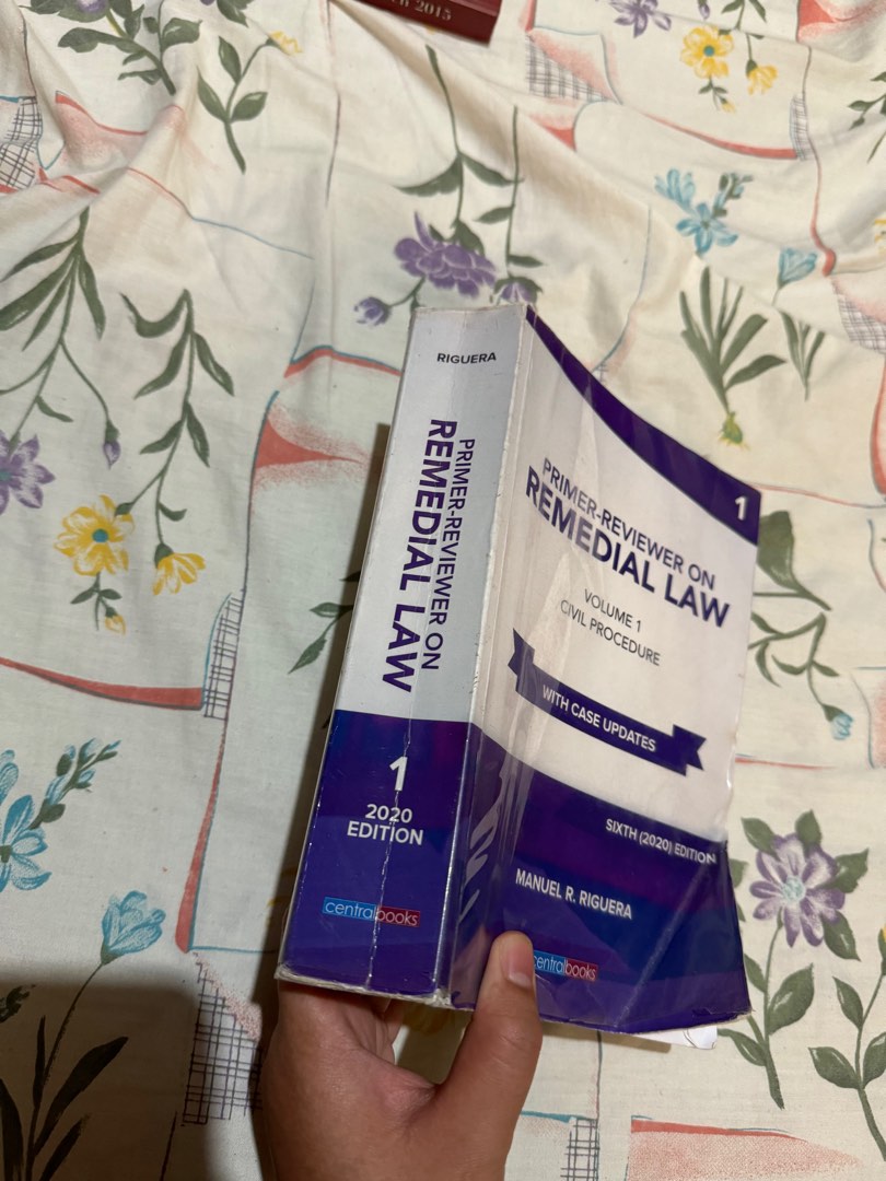 Remedial Law Volume 1 by Riguera, Hobbies & Toys, Books & Magazines ...