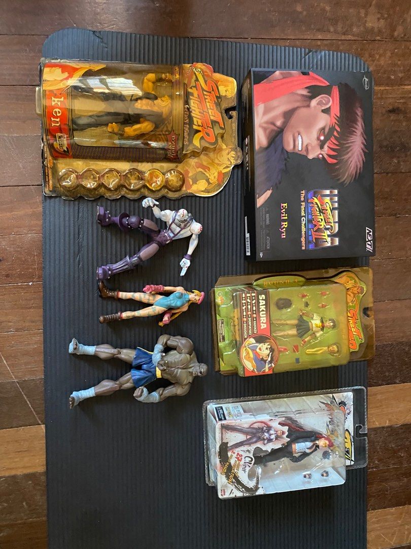 Resaurus Sota Jada Street Fighter toys set of 7, Hobbies & Toys, Toys ...