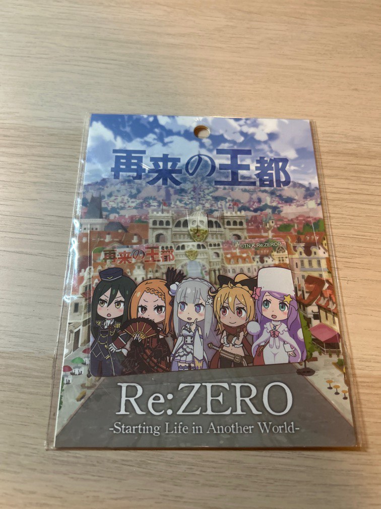 Re:zero card sticker, Hobbies & Toys, Memorabilia & Collectibles, Fan ...