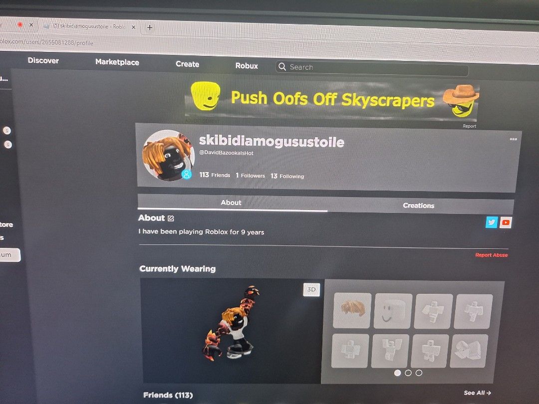 Roblox account, Video Gaming, Video Games, Others on Carousell