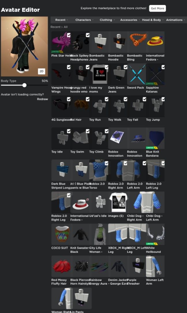 ROBLOX ACCOUNT FOR SALE, Video Gaming, Gaming Accessories, Game Gift ...