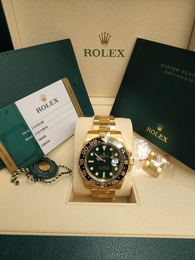 Rolex GMT Master II Jade Dial - 2018, Luxury, Watches on Carousell