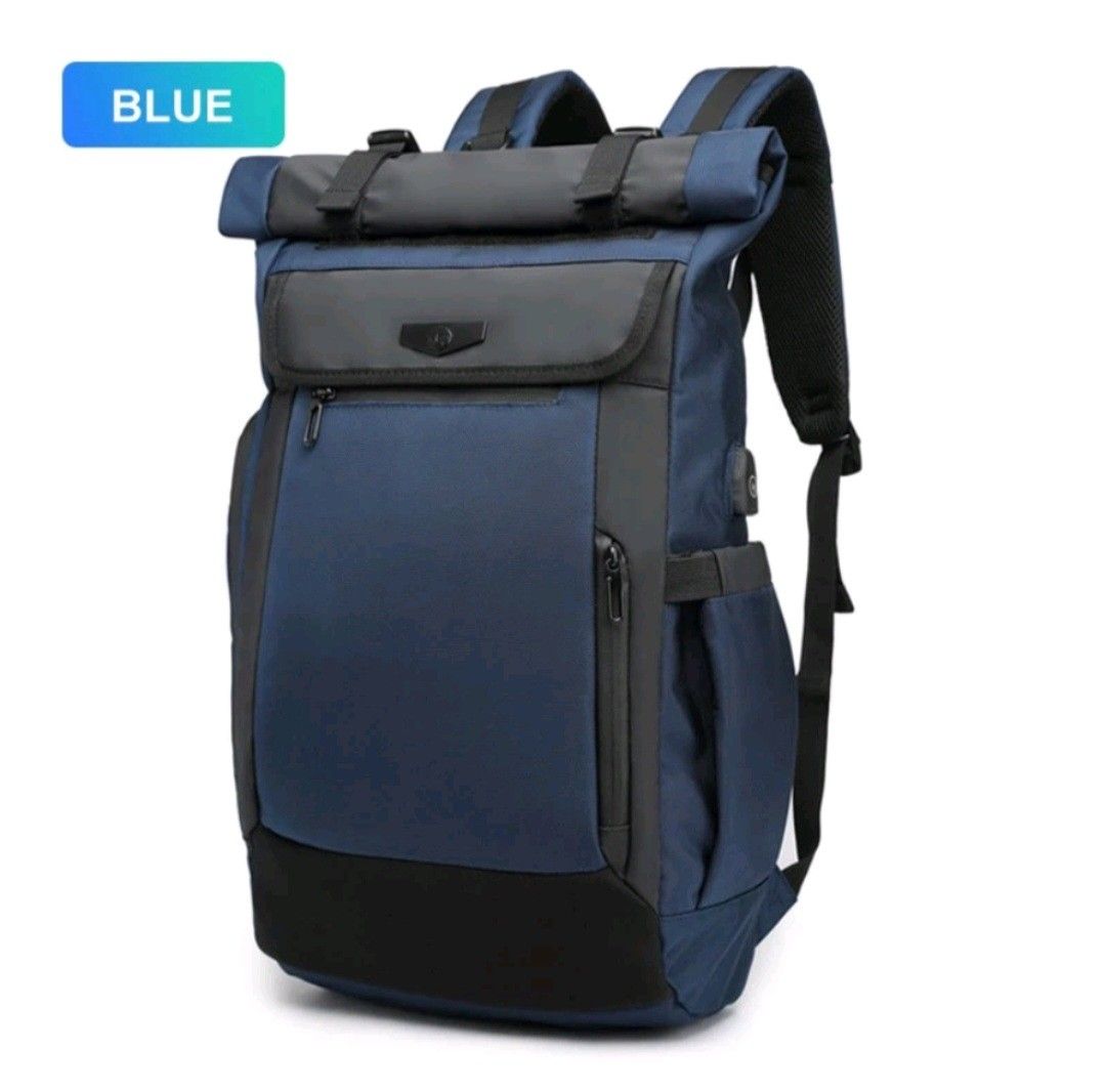 Rolltop waterproof travel/laptop backpack, Men's Fashion, Bags ...