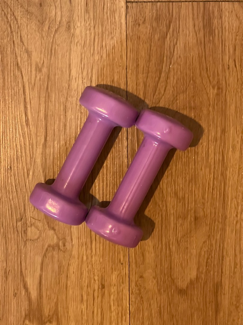 Rubber Weights/Dumbbells, Sports Equipment, Exercise & Fitness, Weights ...