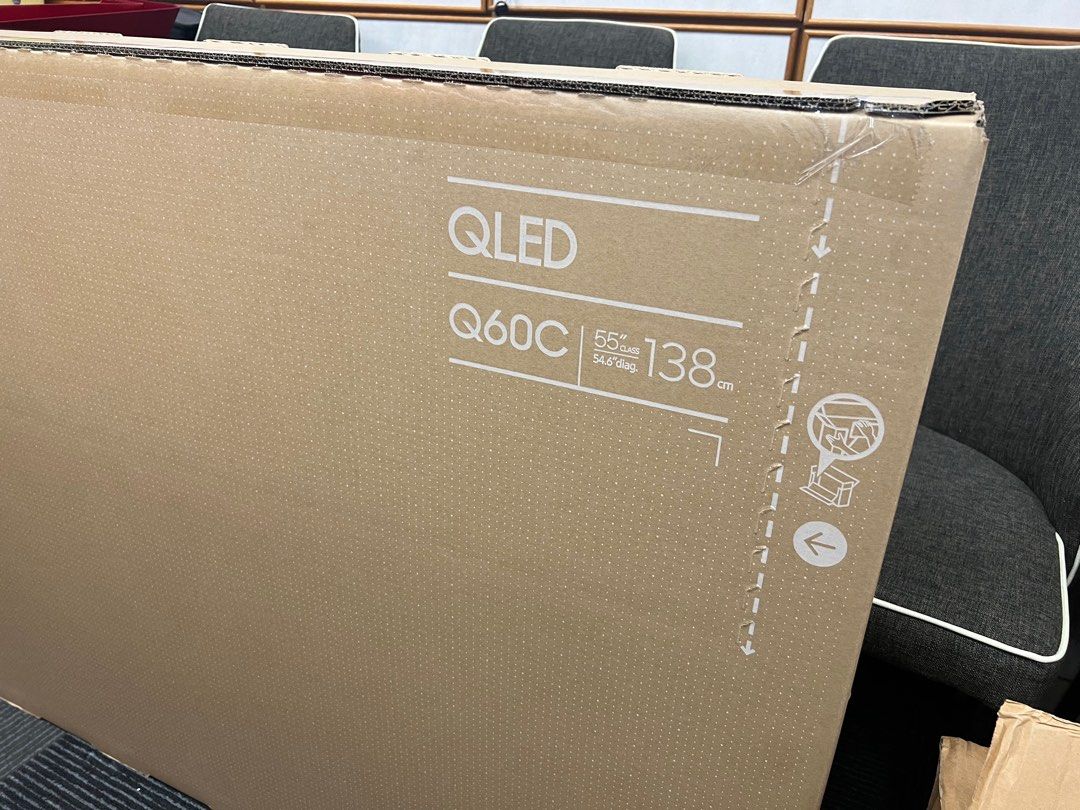 Samsung q led 55 inch q60c tv, TV & Home Appliances, TV & Entertainment ...