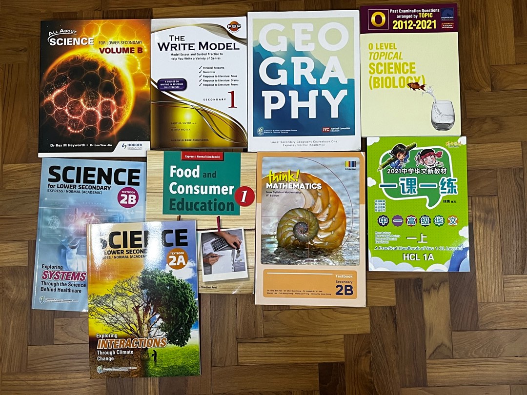 sec 1 and 2 textbooks, Hobbies & Toys, Books & Magazines, Textbooks on ...