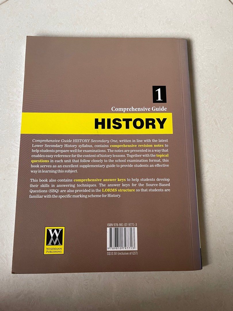 Secondary 1 History Assessment book, Hobbies & Toys, Books & Magazines ...