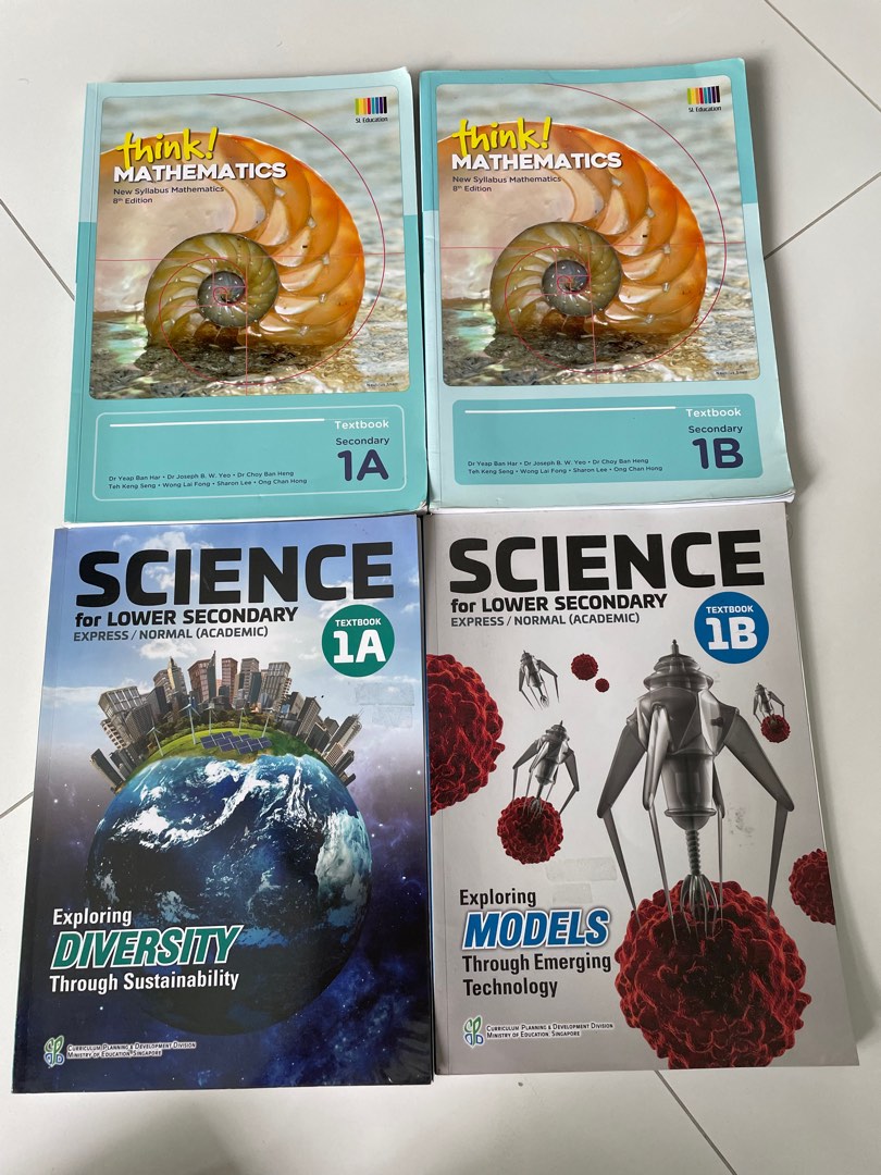 Secondary 1 school textbooks, Hobbies & Toys, Books & Magazines ...