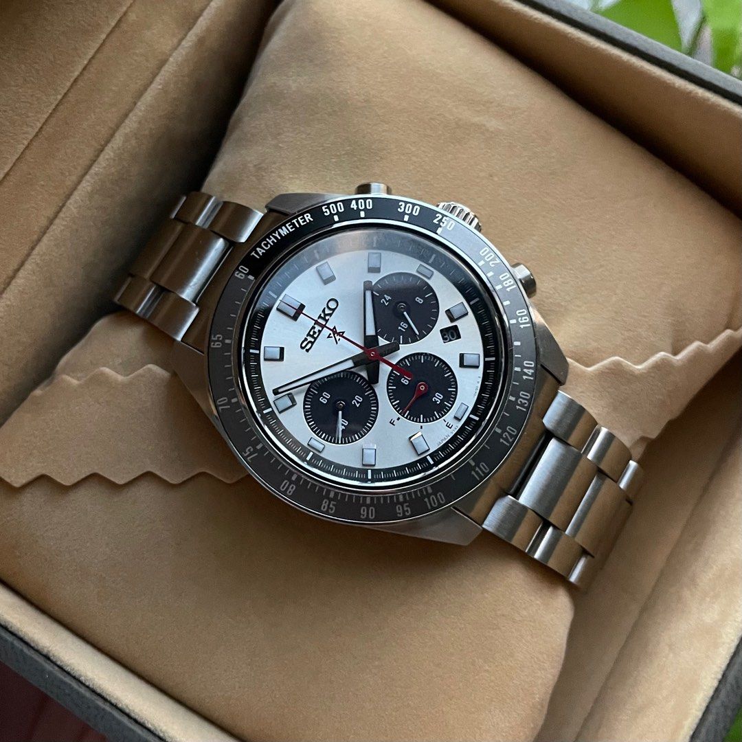 Seiko Prospex - Solar Panda Speedtimer SSC911P1 - Ver 2. Chronograph ...