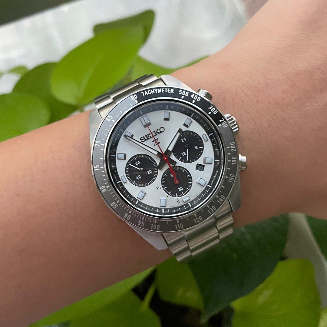 Seiko Prospex - Solar Panda Speedtimer SSC911P1 - Ver 2. Chronograph ...