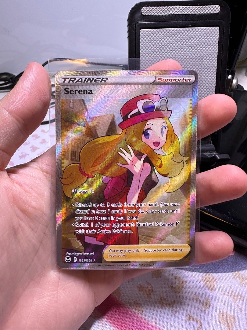Serena Full Art Trainer, Hobbies & Toys, Toys & Games on Carousell