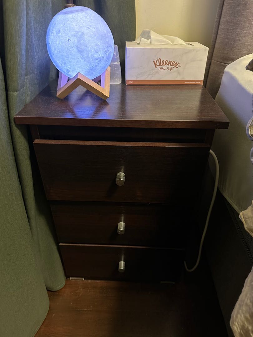 Set of 2 bedside drawers, Furniture & Home Living, Furniture, Shelves ...