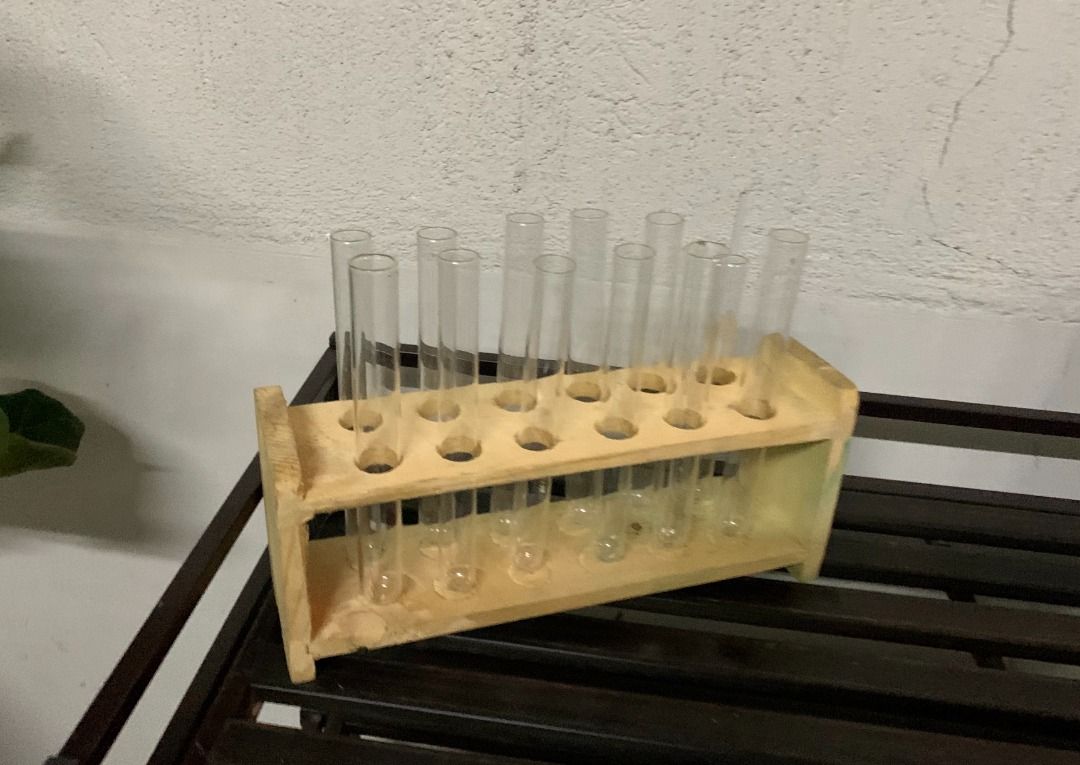 Set of Test Tubes and Rack, Hobbies & Toys, Stationary & Craft ...