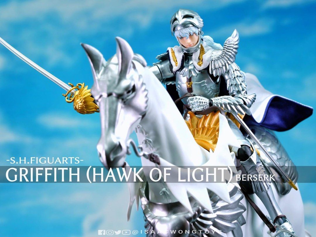 Sales!! S.H.Figuarts SHF Griffith Hawk Of Light Berserk, Hobbies & Toys ...