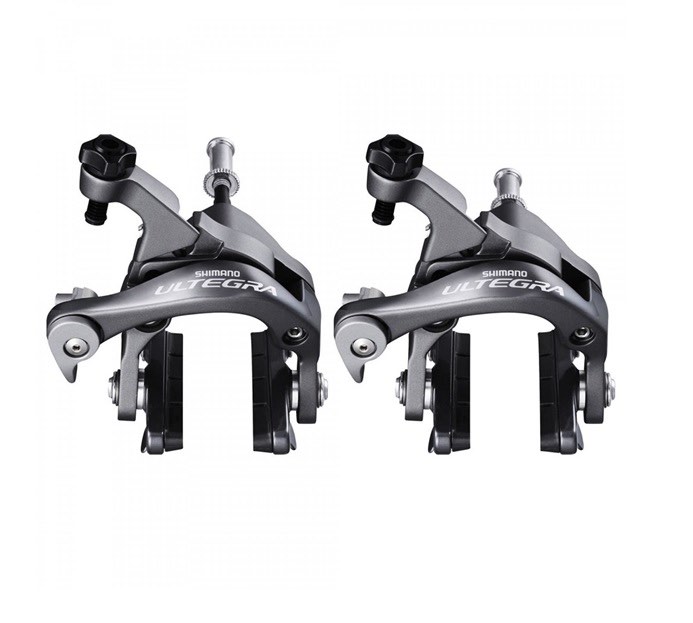 Shimano Ultegra Brake Calipers Set Pair BR-6800 centermlunt dual pivot rim brake, Sports ...