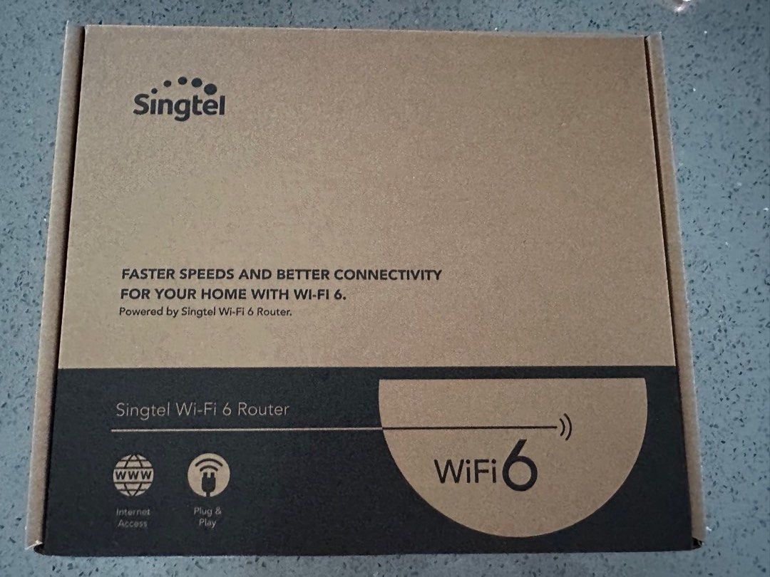 SINGTEL WIFI 6 Router, Computers & Tech, Parts & Accessories ...