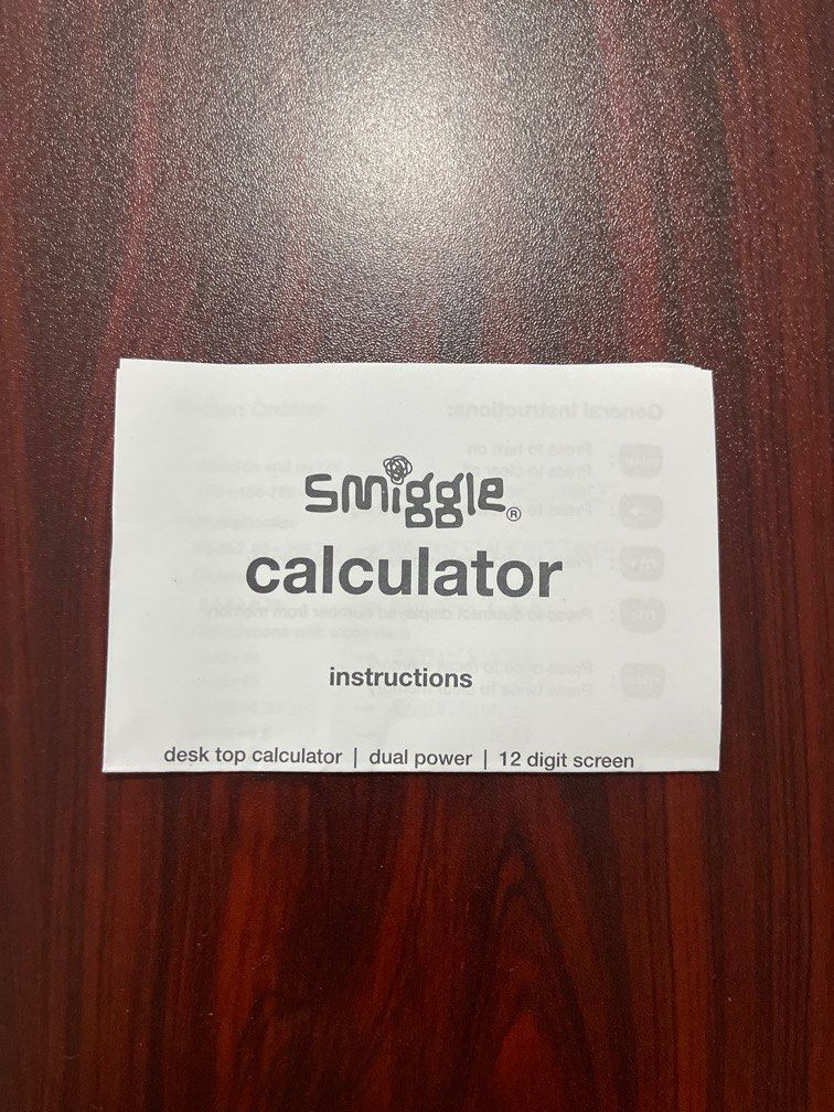 Smiggle calculator, Mobile Phones & Gadgets, Other Gadgets on Carousell