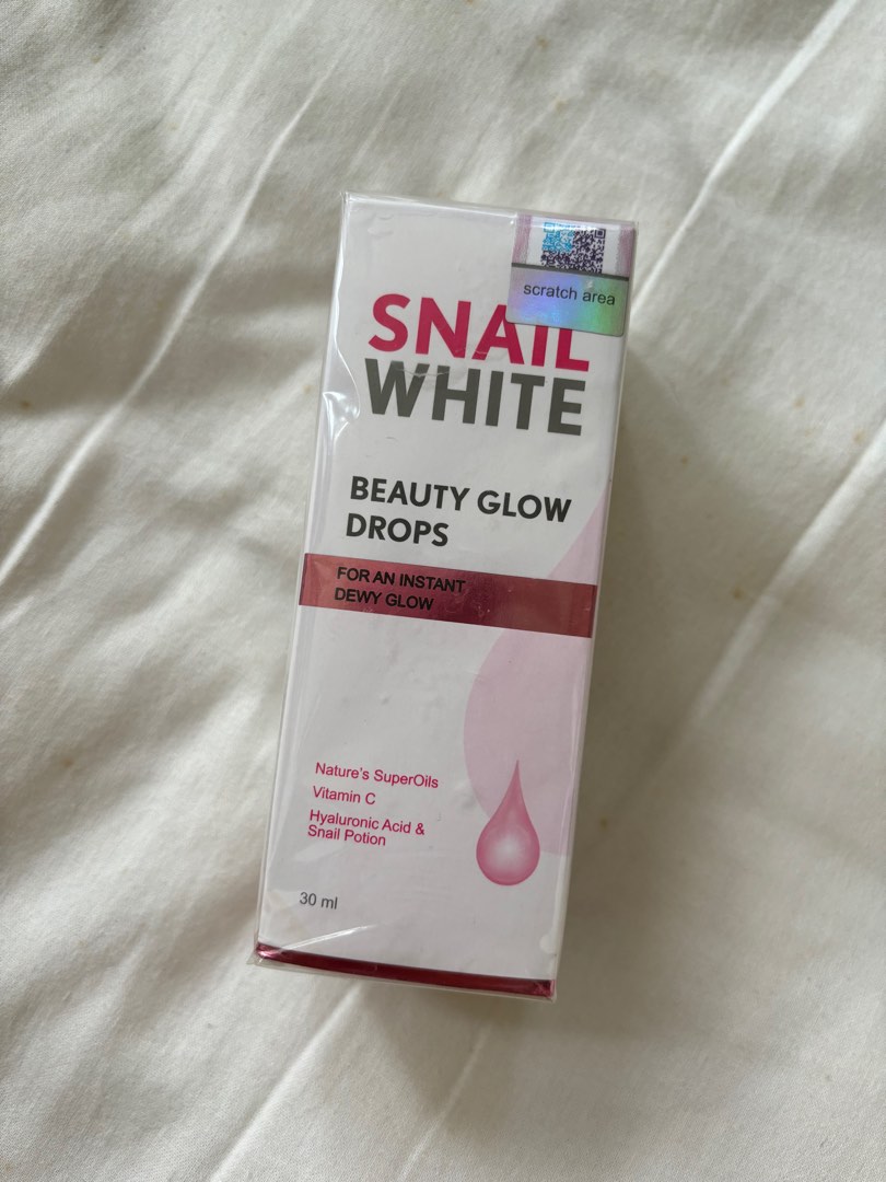 Snail White Beauty Glow Drops Serum, Beauty & Personal Care, Face, Face ...