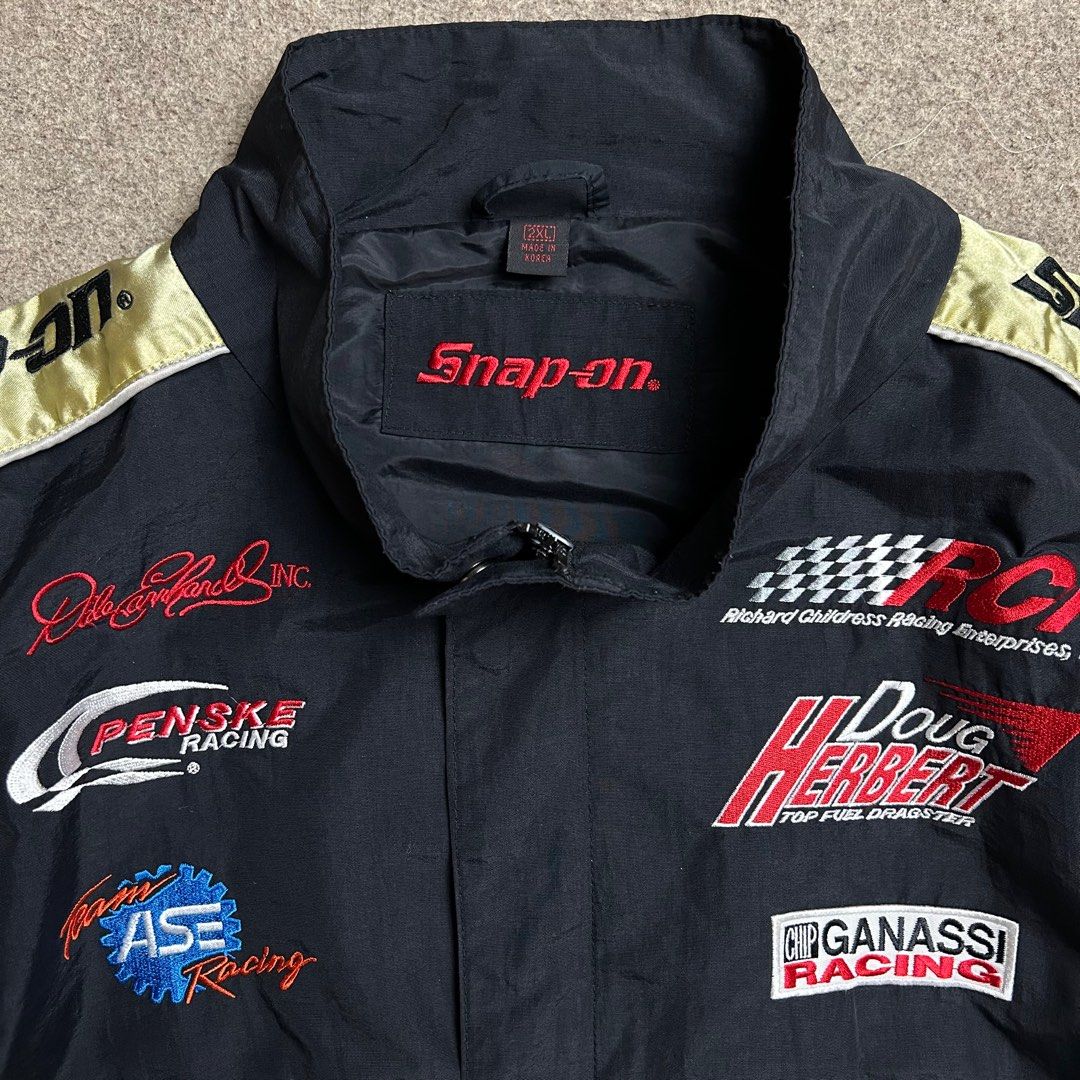 Snap on racing official original jaket nascar vintage touring biker ...