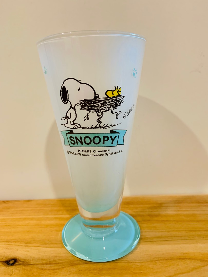 Snoopy Cocktail Glass, Furniture & Home Living, Kitchenware & Tableware ...
