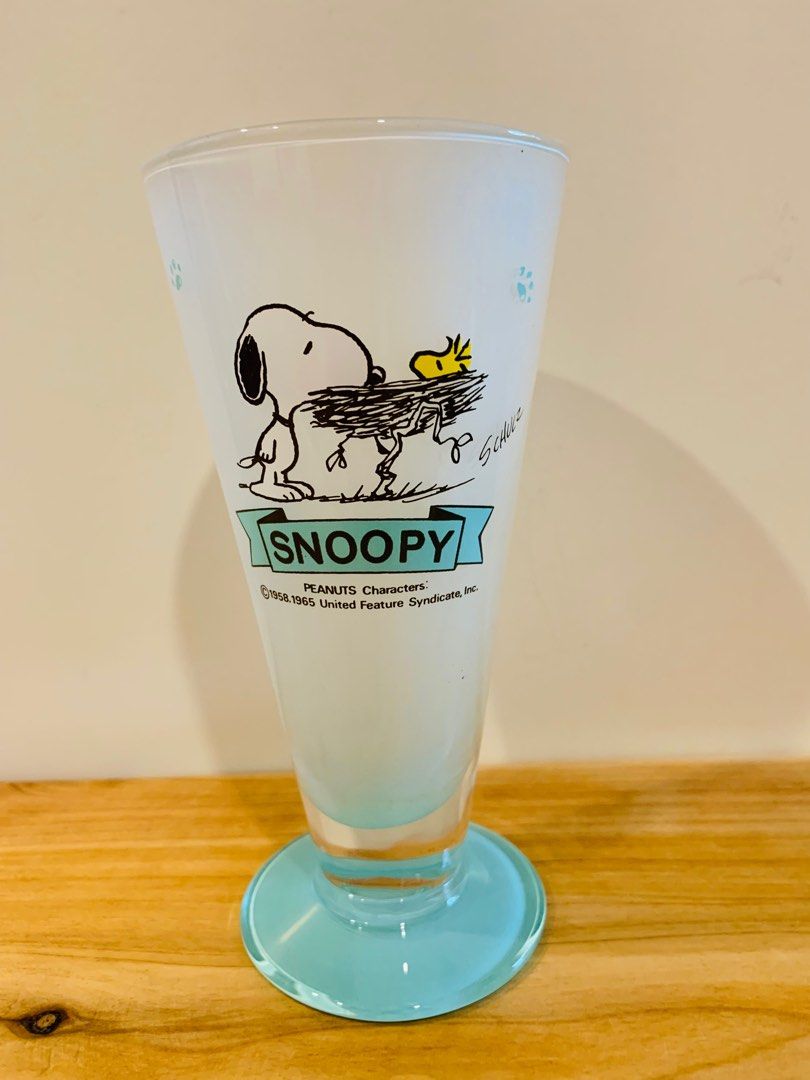 Snoopy Cocktail Glass, Furniture & Home Living, Kitchenware & Tableware ...