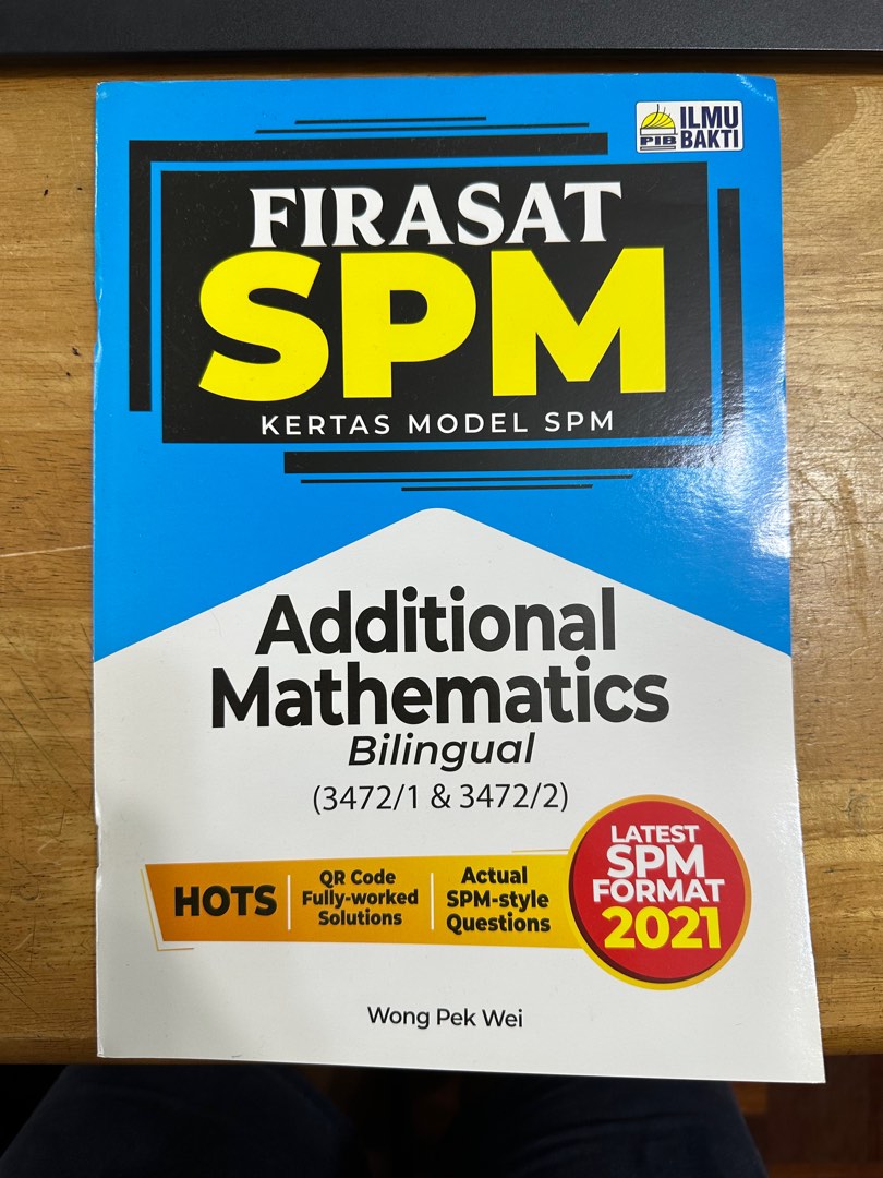 SPM Additional Mathematics Bilingual - Model Papers Book, Hobbies ...