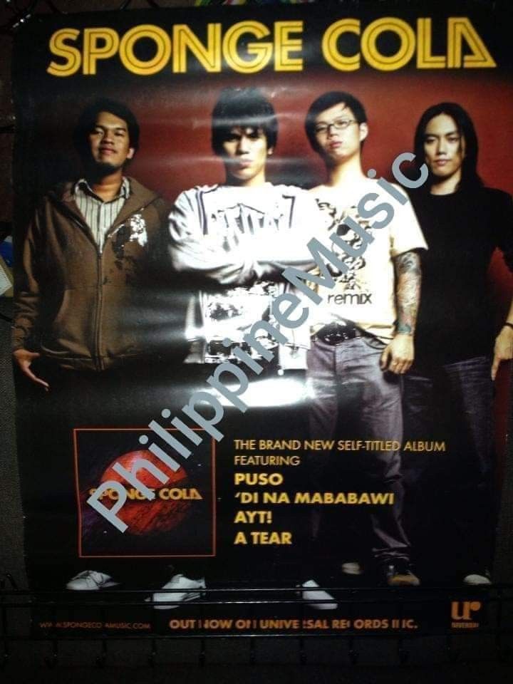 Spongecola Official Promo Poster opm band sponge cola, Hobbies & Toys ...