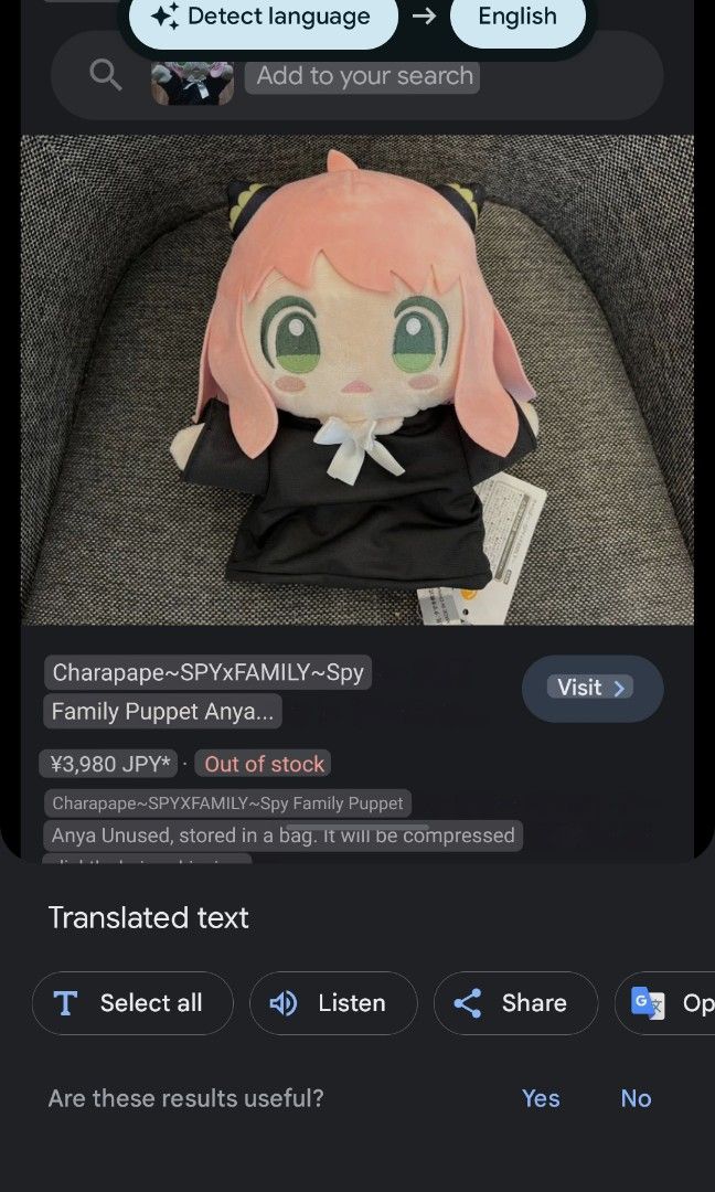 spy x family anya hand puppet plush, Hobbies & Toys, Toys & Games on ...