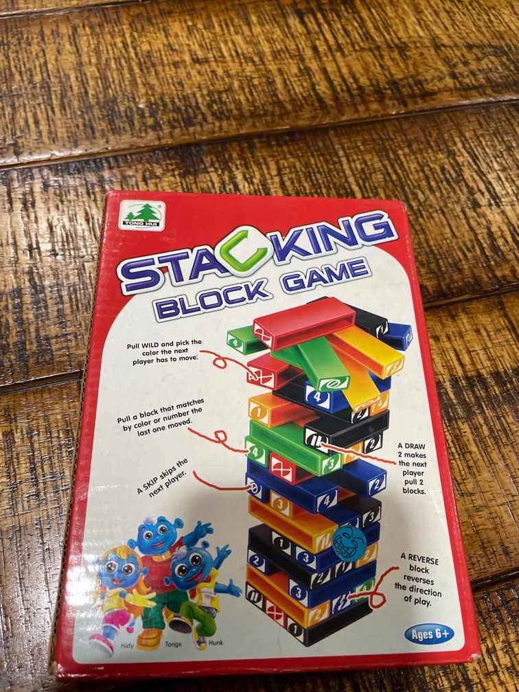 Stacking Block Game, Hobbies & Toys, Toys & Games on Carousell