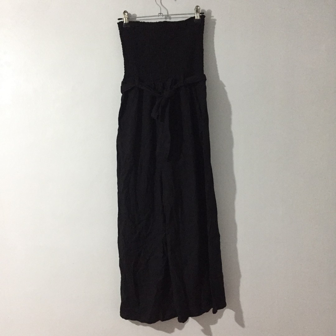 SUPRE Black Tube Jumpsuit, Women's Fashion, Dresses & Sets, Jumpsuits ...