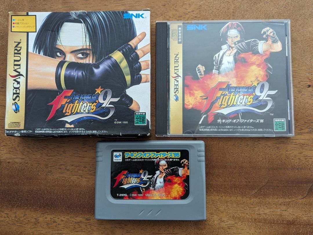 The King of Fighters '95 RAM Boxset - Sega Saturn Japanese Import - KOF ...