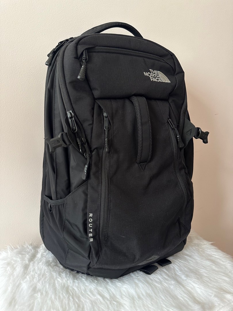 The North Face Router (Black), Men's Fashion, Bags, Backpacks on Carousell
