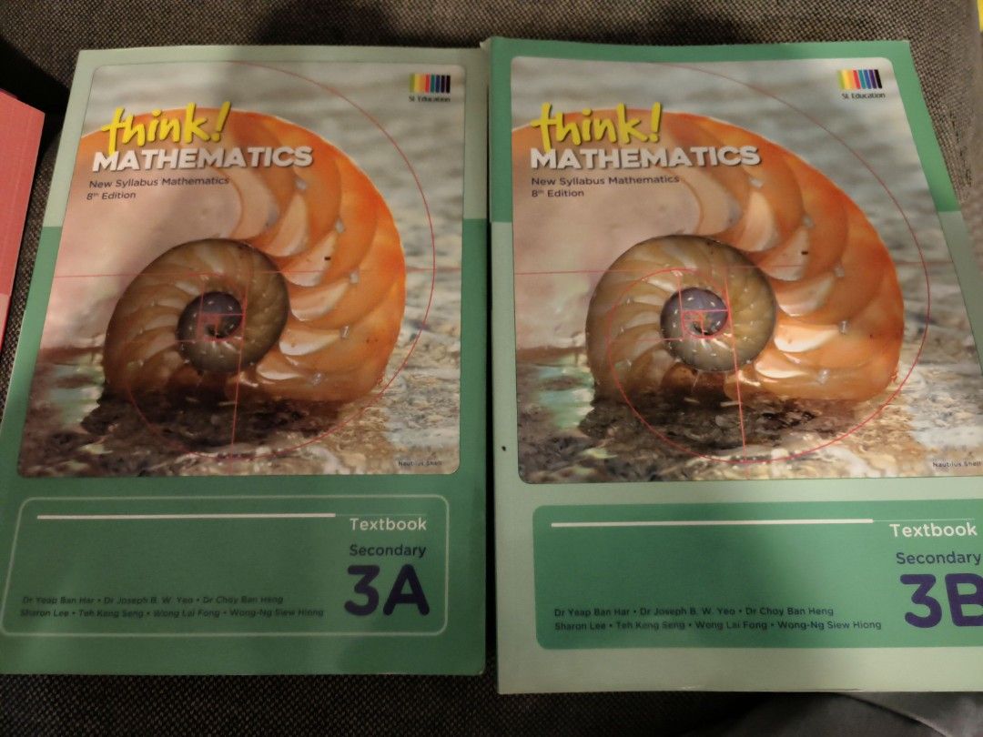 Think mathematics secondary 3 textbooks, Hobbies & Toys, Books ...