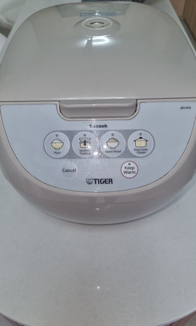 Tiger rice cooker, TV & Home Appliances, Kitchen Appliances, Cookers on ...