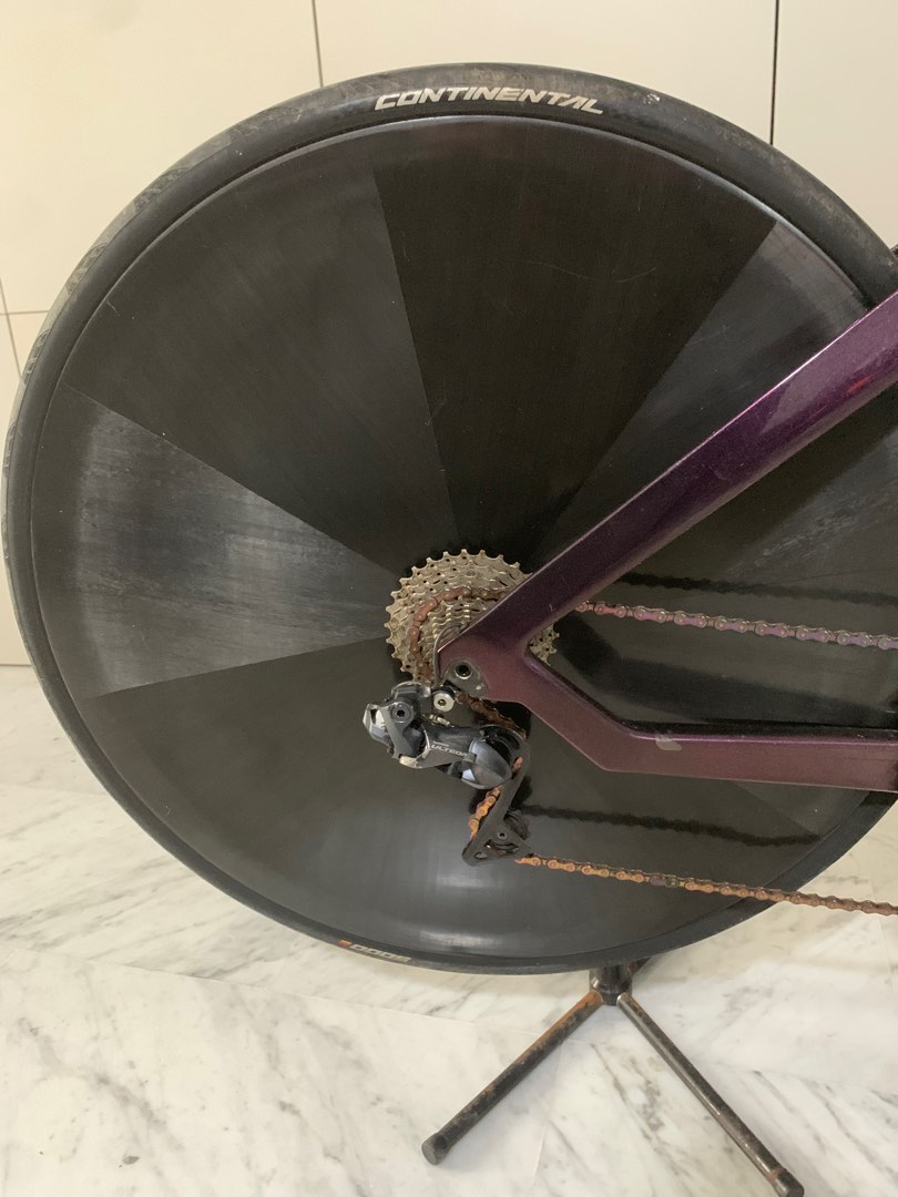 TUFF Time Trial Triathlon Full disc wheel for disc brake, Sports ...