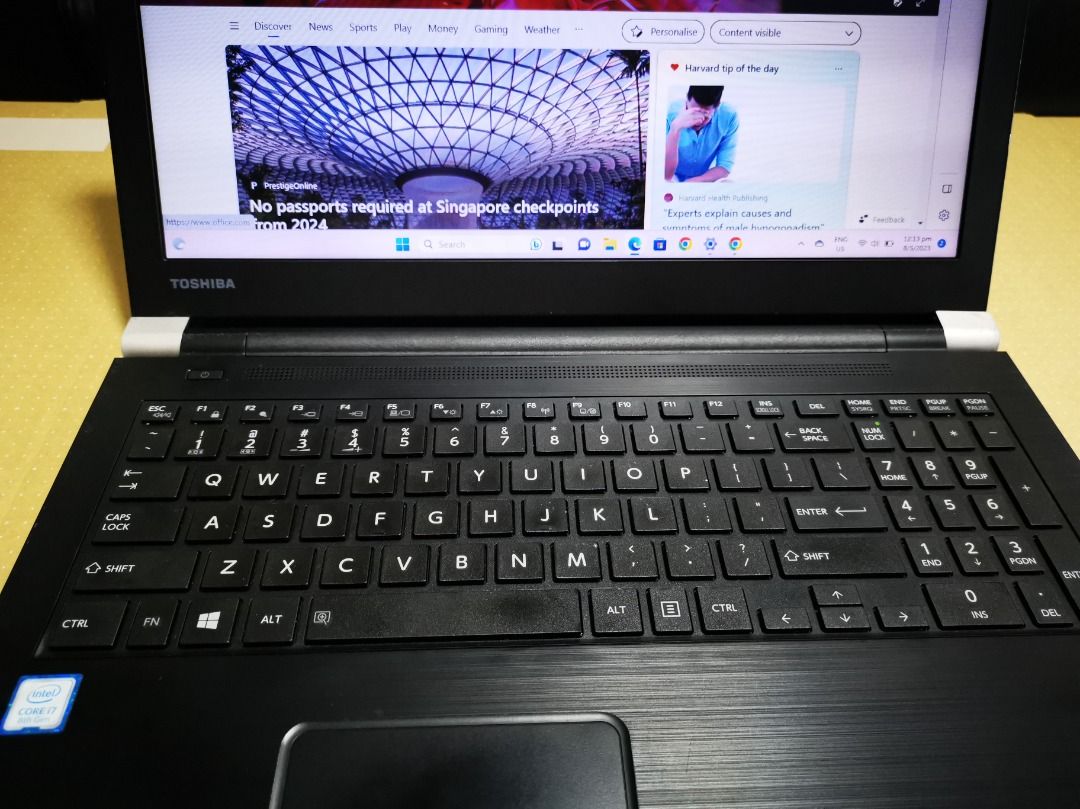 Toshiba Dynabook A50-E Tecra 15.5 inch laptop, Computers & Tech ...