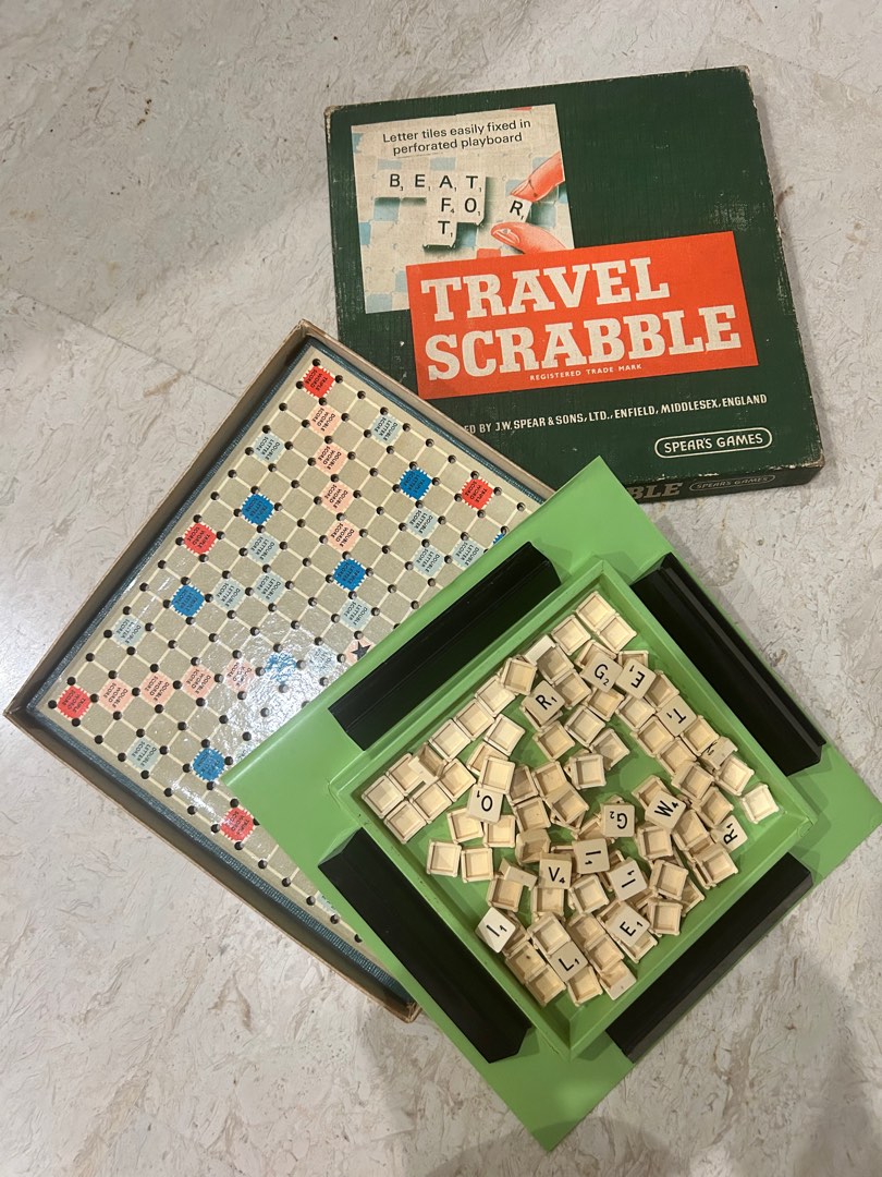 Travel scrabble set, Hobbies & Toys, Toys & Games on Carousell
