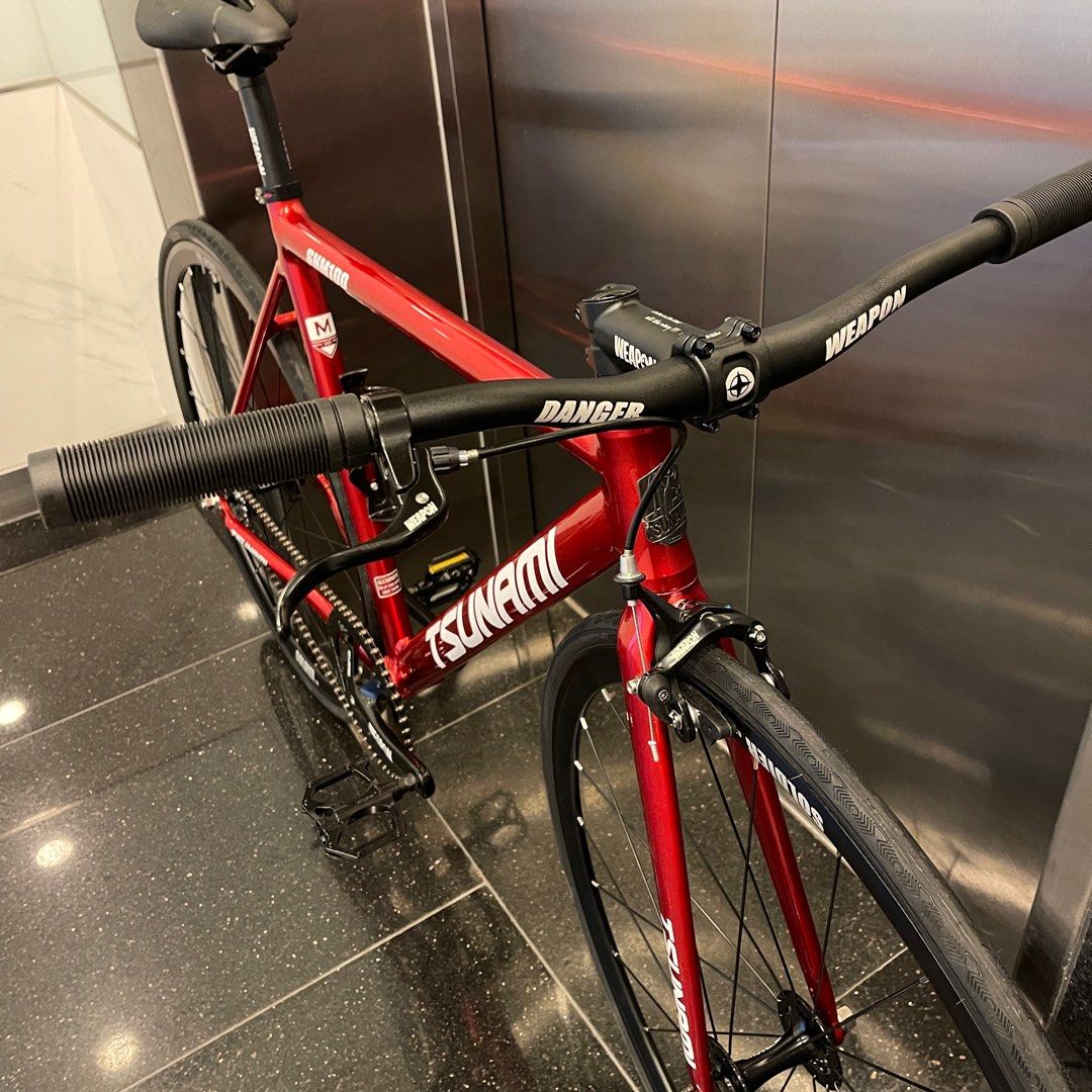 Tsunami fixie bike/frame set $330/complete bike $659/fixie gear bike ...