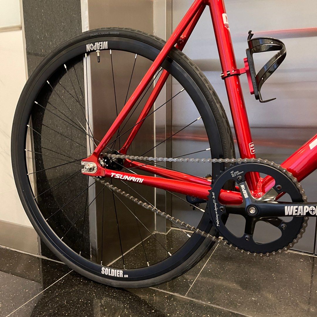 Tsunami fixie bike/frame set $330/complete bike $659/fixie gear bike ...