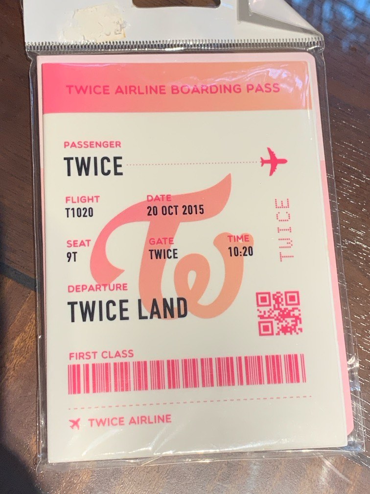 Twice Passport Kpop, Hobbies & Toys, Memorabilia & Collectibles, K-Wave ...